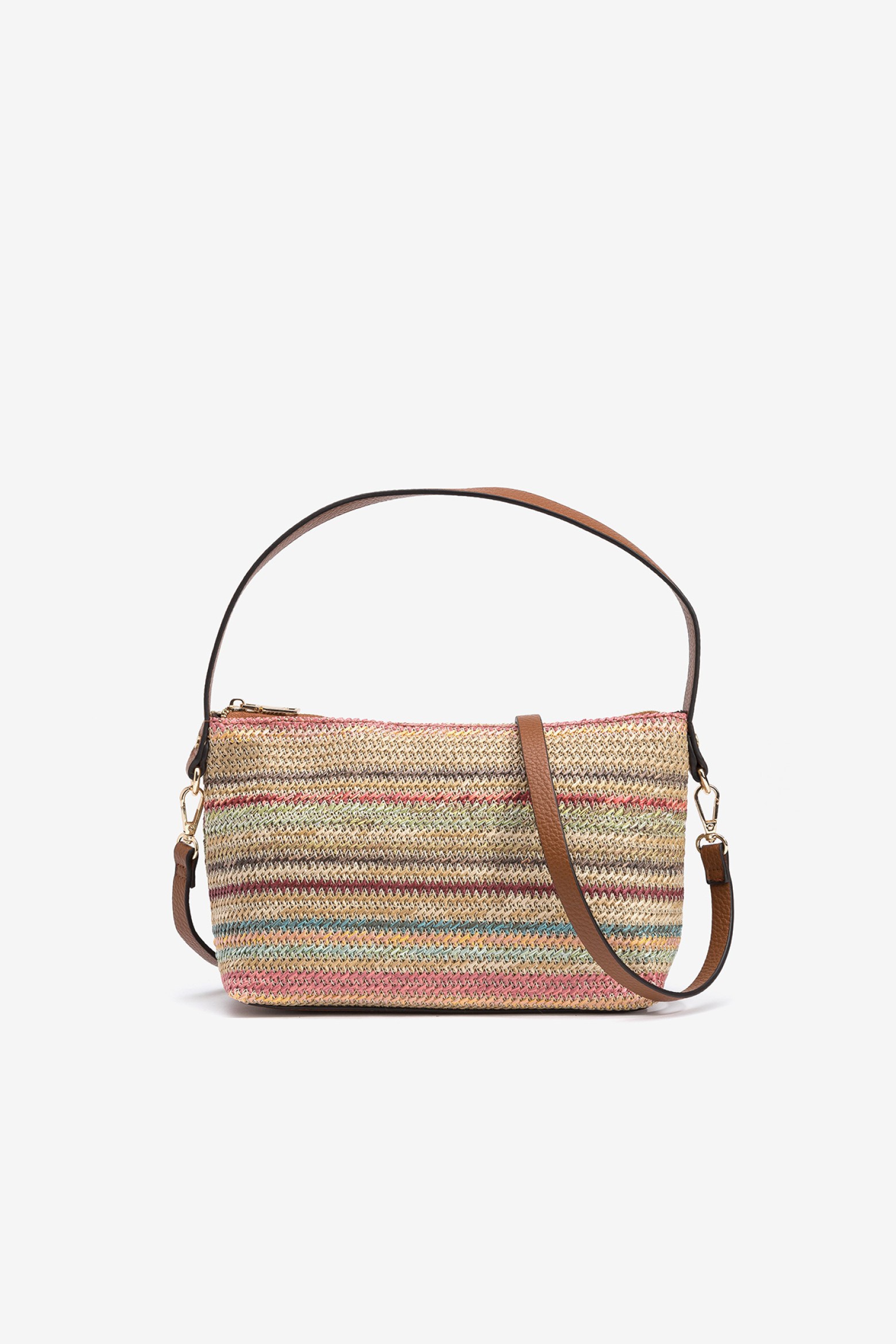 Colorful Straw-Effect Bag - 71011482_250 - Vilanova