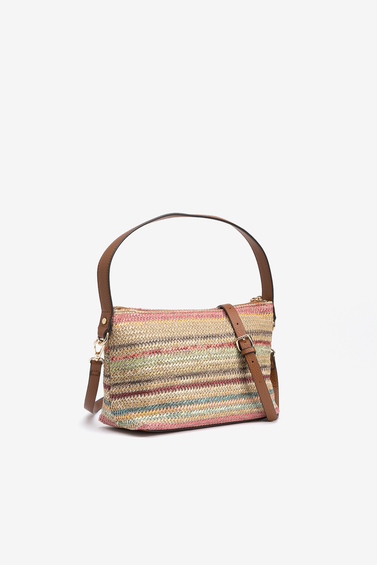Colorful Straw-Effect Bag - 71011482_250 - Vilanova