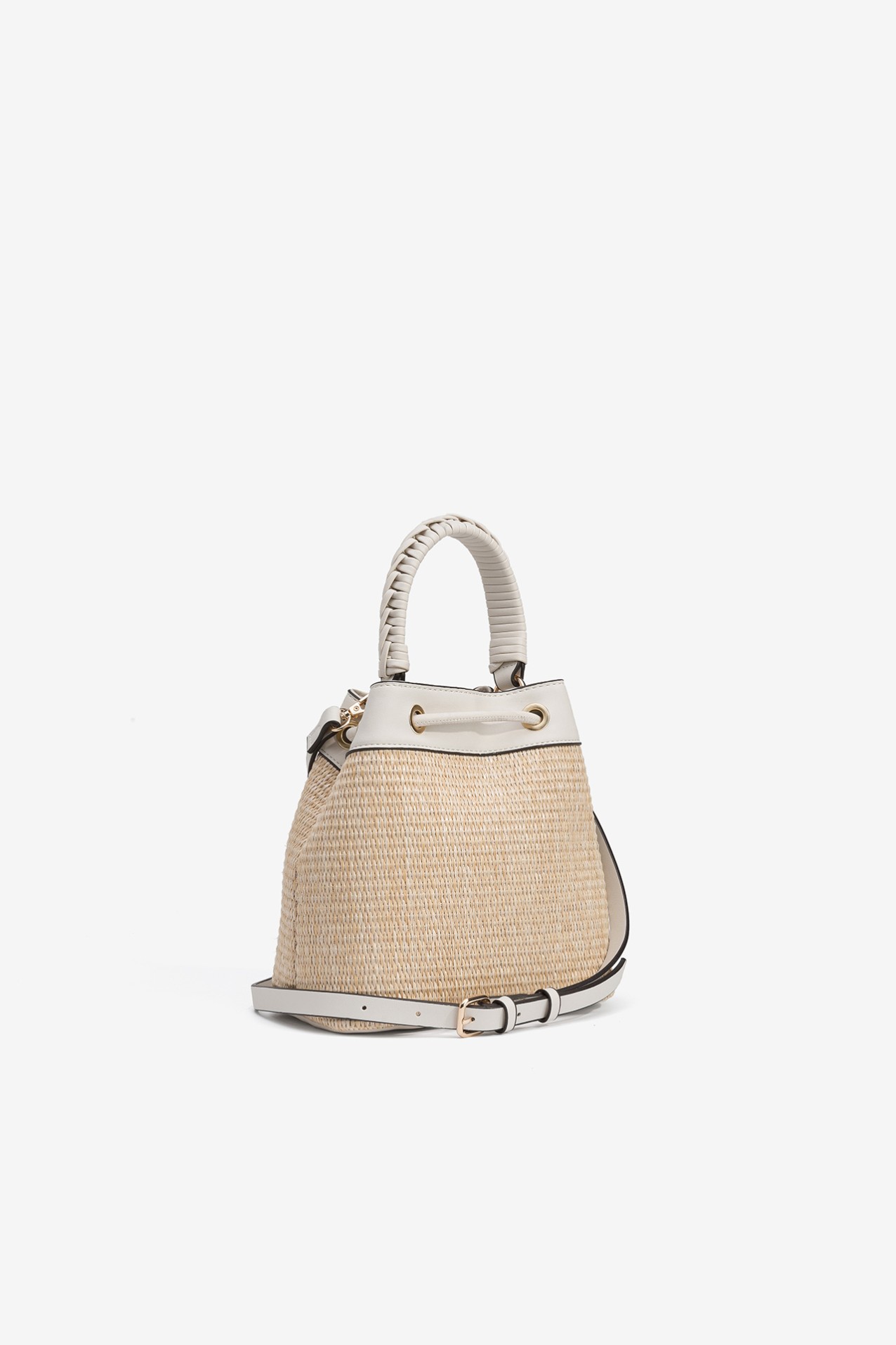 Mala Bucket Efeito Palha Combinada - 71011481_150 | Vilanova