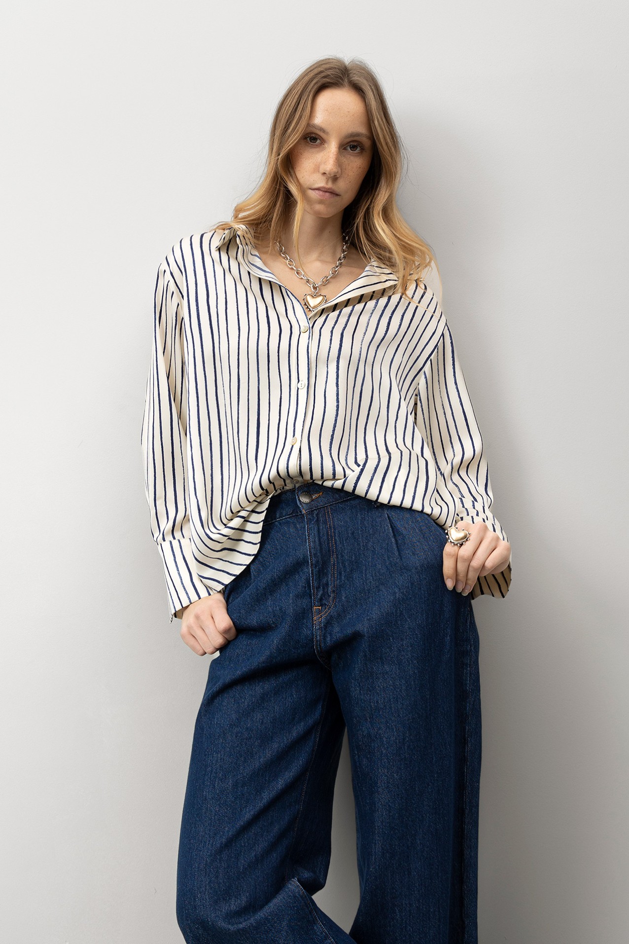 Striped Relaxed Fit Shirt - 71013174_101 - Vilanova