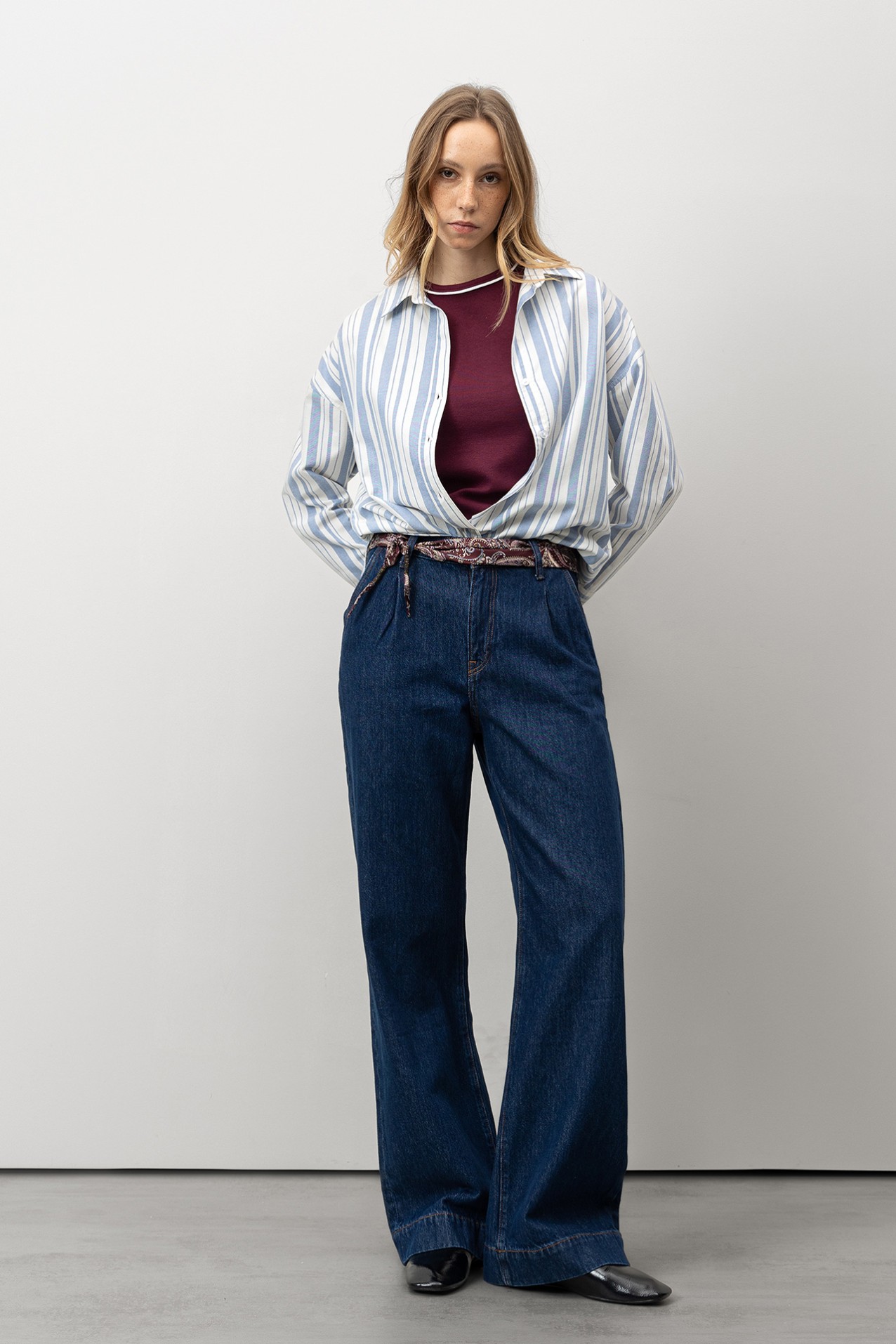 Striped Relaxed Fit Shirt - 71013182_101 - Vilanova