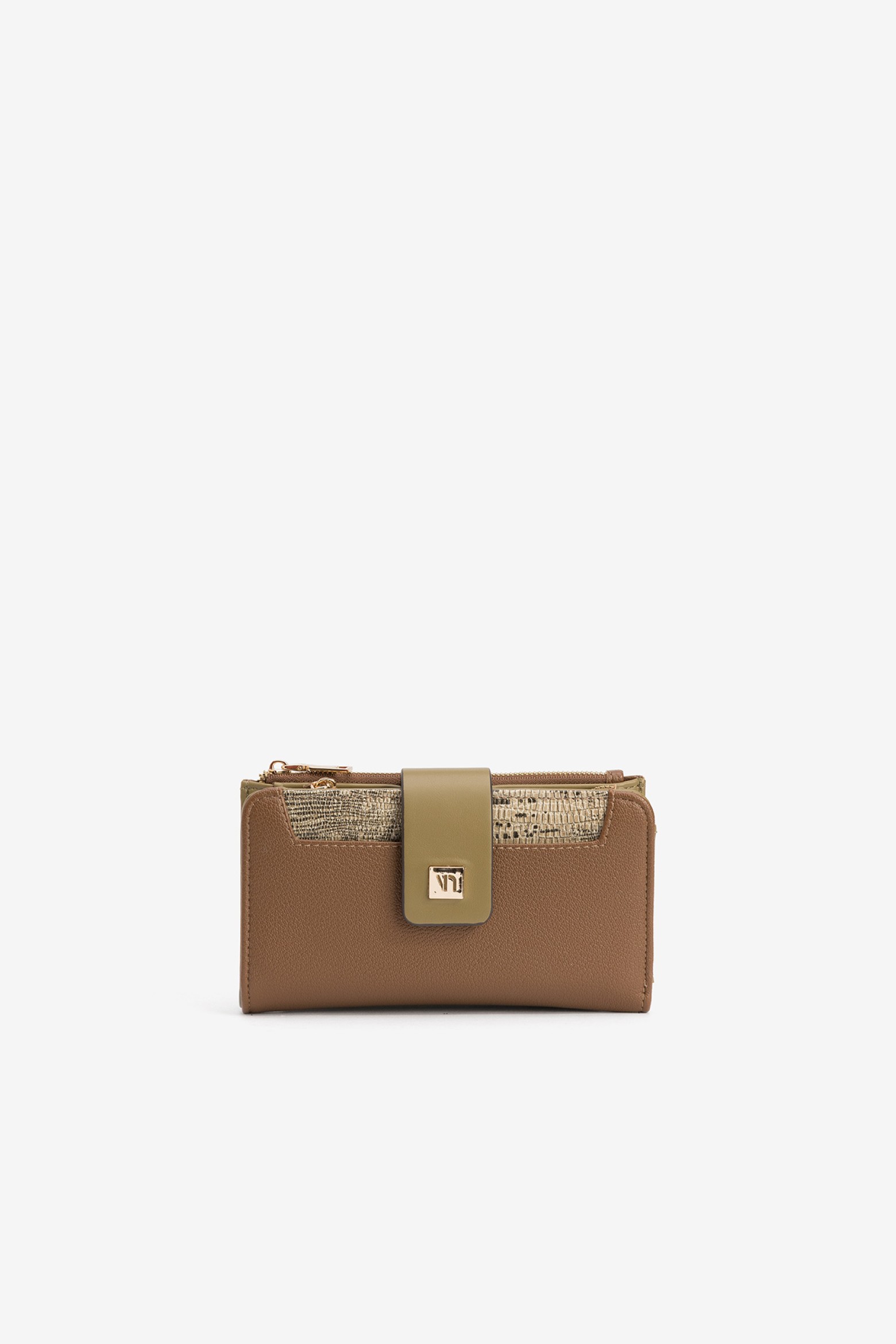 Compact Brown Coin Purse - 71014044_252 - Vilanova